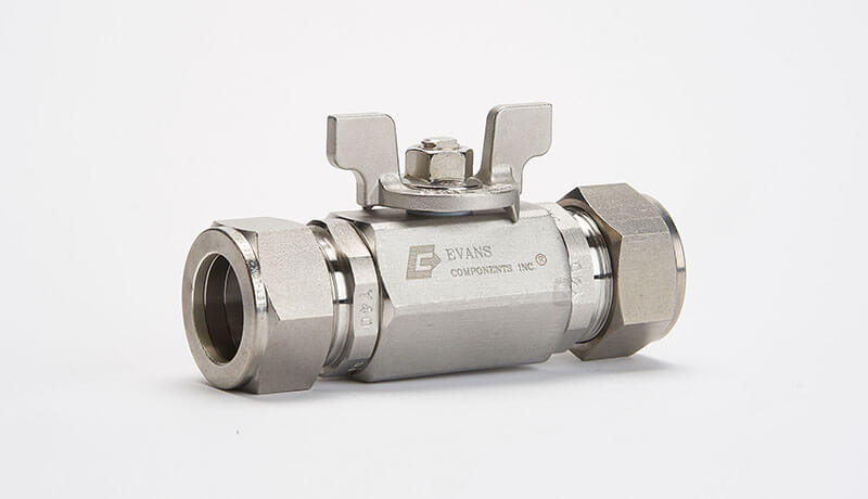 Evans Components 30 Series Mini “Full Bore” (3-pc 304SS Ball Valves) - Evans Components